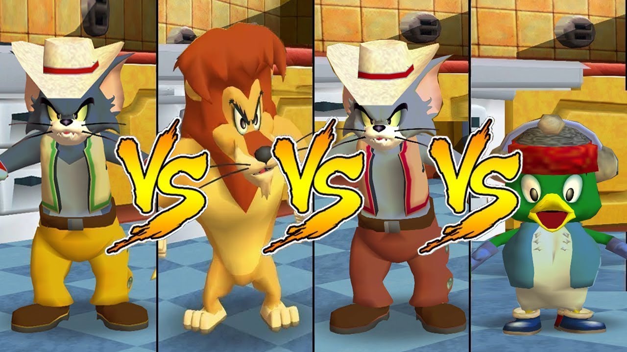 Tom and Jerry in War of the Whiskers Tom Vs Lion Vs Tom Vs Duckling ...