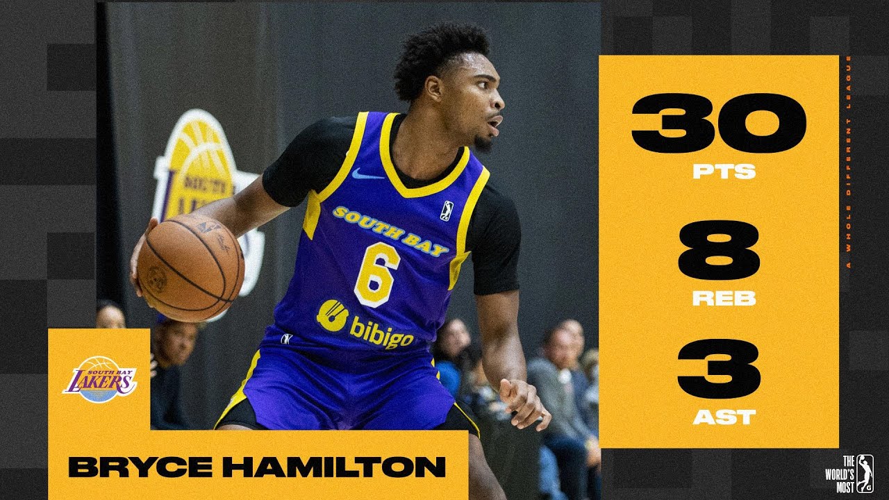 Bryce Hamilton Leads Lakers To No. 1 Seed In Showcase Cup With 30-Point ...