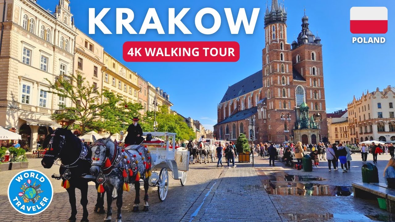 KRAKOW, Poland - 4K Walking Tour Through Time and Tradition - October ...