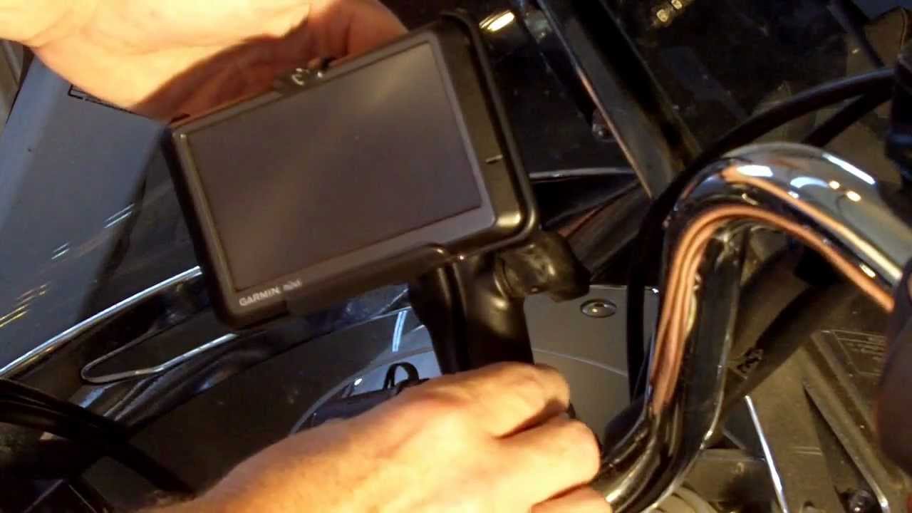 RAM Motorcycle GPS Handlebar Mount Review - YouTube