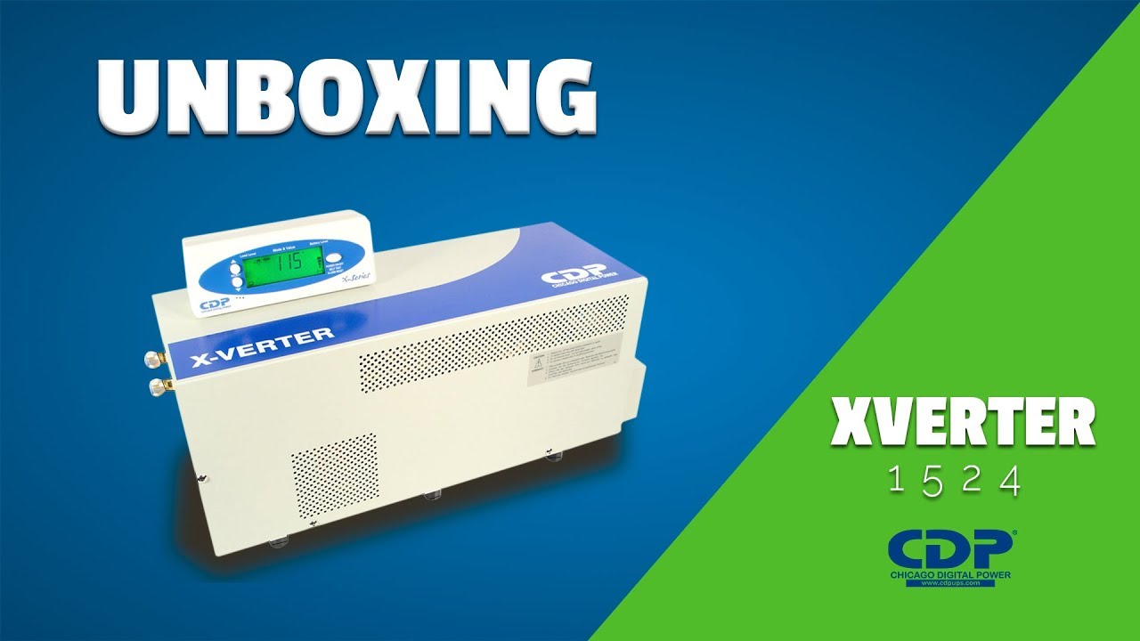 UNBOXING Inversor de Voltaje Xverter 1524 Marca CDP - YouTube