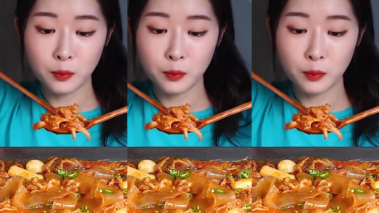 MUKBANG ASMR Really Crazy Spicy Korean Food! - YouTube