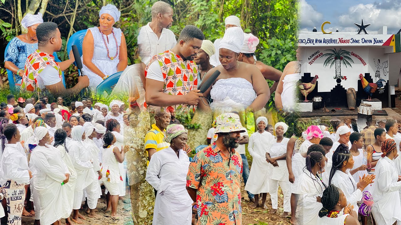 AKWAMBO CELEBRATION | ADWUMAKO GHANA | Grand Akwambo Special Festival ...