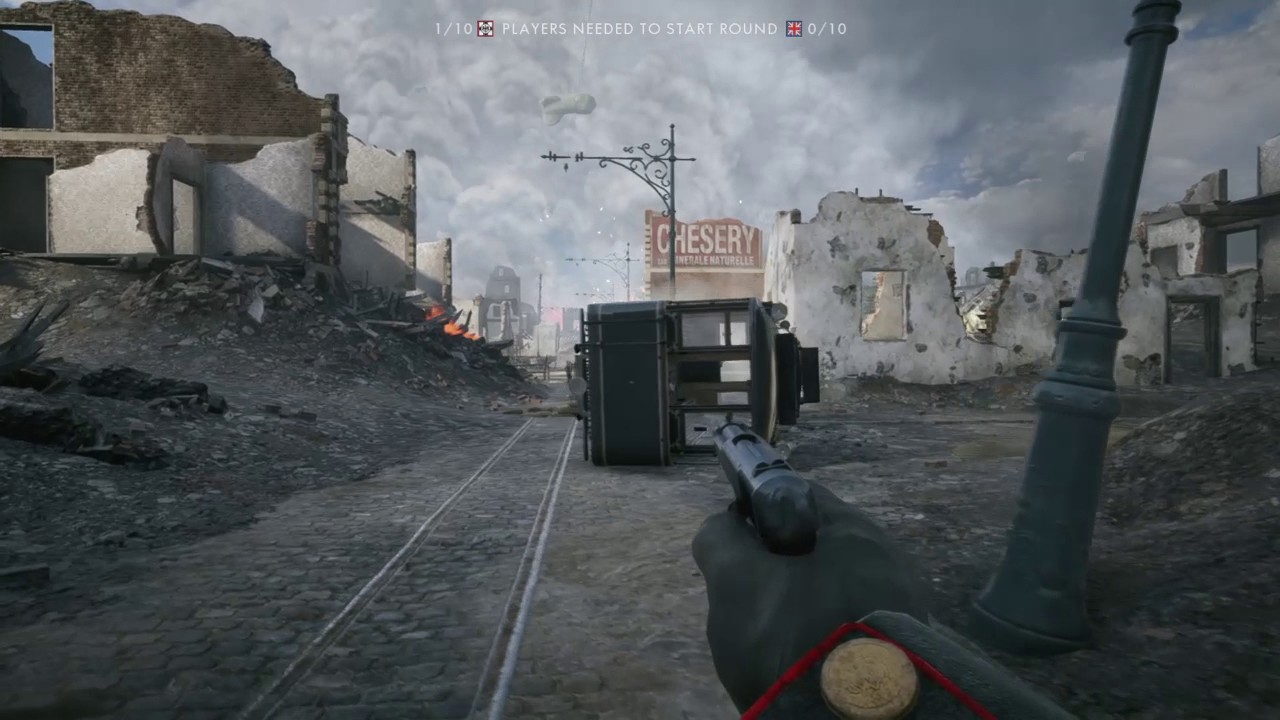 Bf1 easter egg - Church ruin amiens location - YouTube