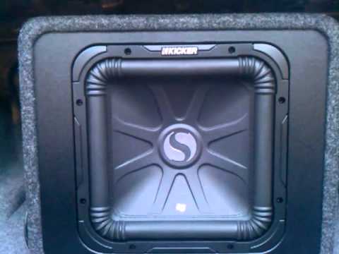 12' Kicker L3 LOUD BASS in 2002 BMW 330CI - YouTube