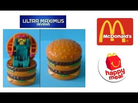 Big Mac Transformer McDonald's Happy Meal Toys (1987) - YouTube