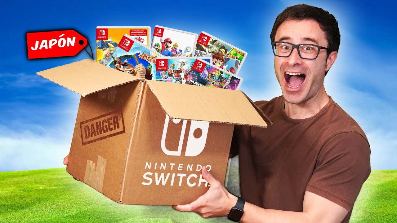 😱 Recibo una CAJA MISTERIOSA desde JAPÓN con ¡JUEGOS de NINTENDO SWITCH ...