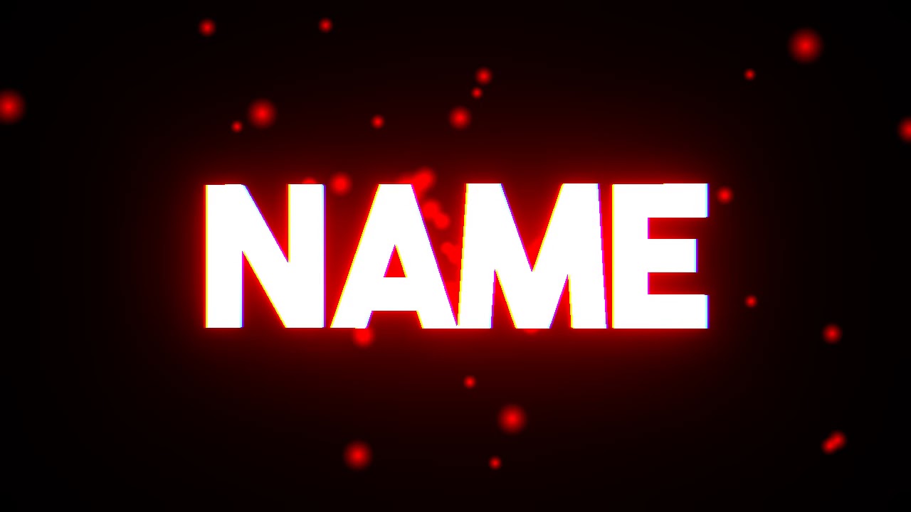 Cool Red Intro Template - YouTube