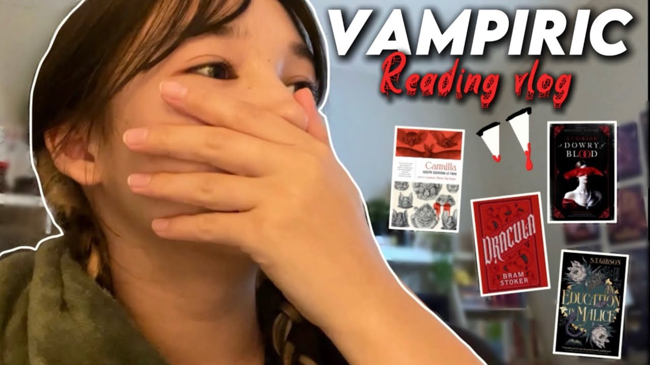 Reading Vampire Books for a Week 🧛‍♀️📚 *spoiler-free reading vlog ...