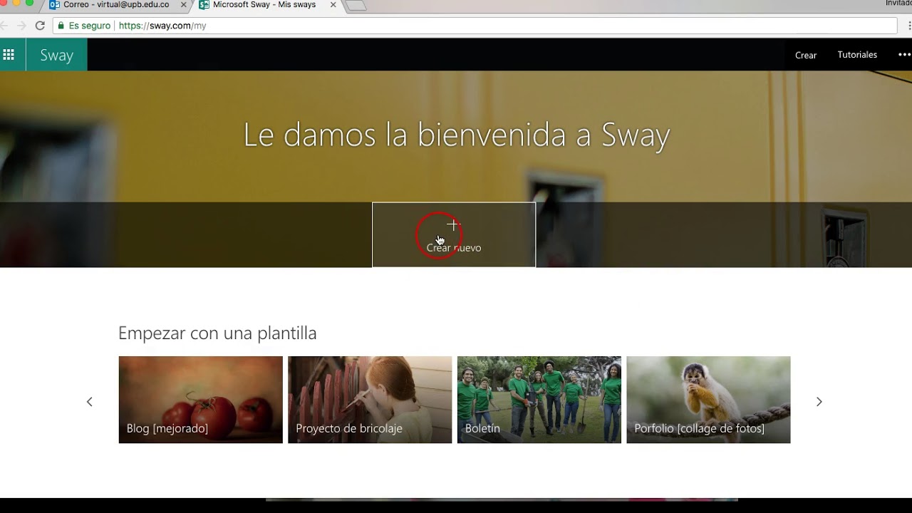 Tutorial Sway - Acceso y entorno - Capítulo 2 - UPB Académico - YouTube
