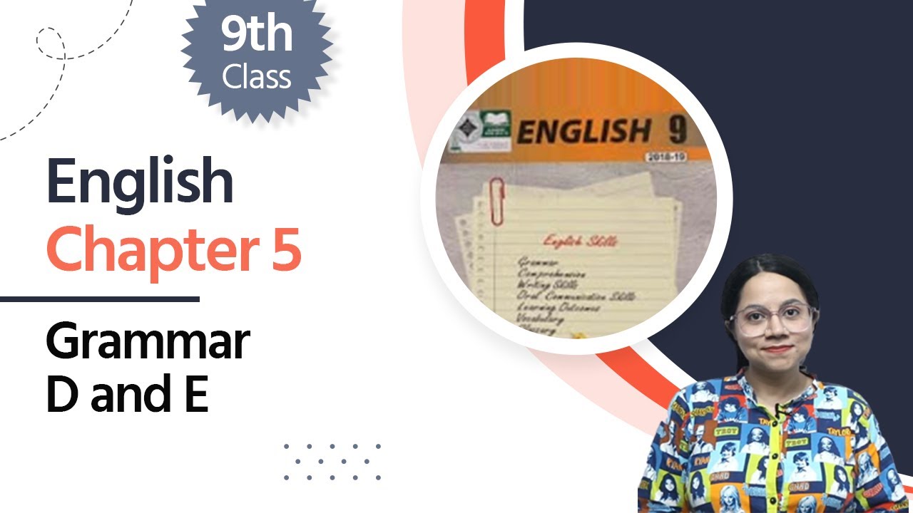 Class 9 English Chapter 5 - English Class 9 Chapter 5 Grammar Portion ...