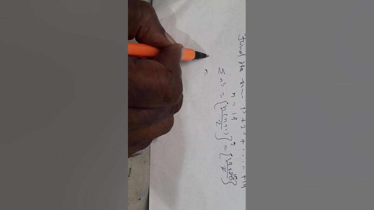 Find The Sum Of 1 3 2 3 19 3 YouTube find-the-sum-of-1-3-2-3-19-3-youtube