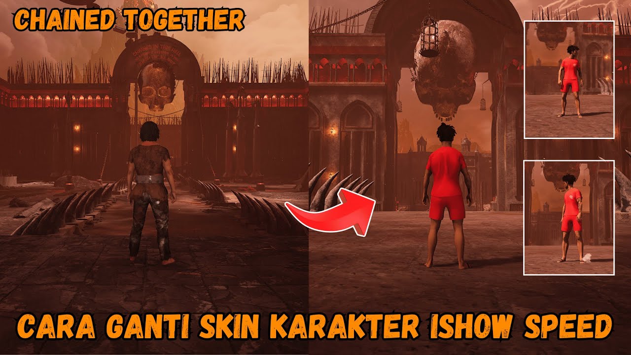 Cara Mengganti Skin Karakter Chained Together Menjadi IShowSpeed ...