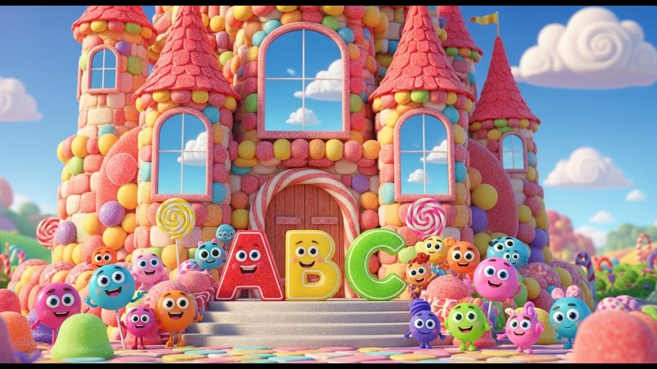 ABC in the Candyland Castle 🍭🏰 | Learn Alphabet with Candy and Fun ...