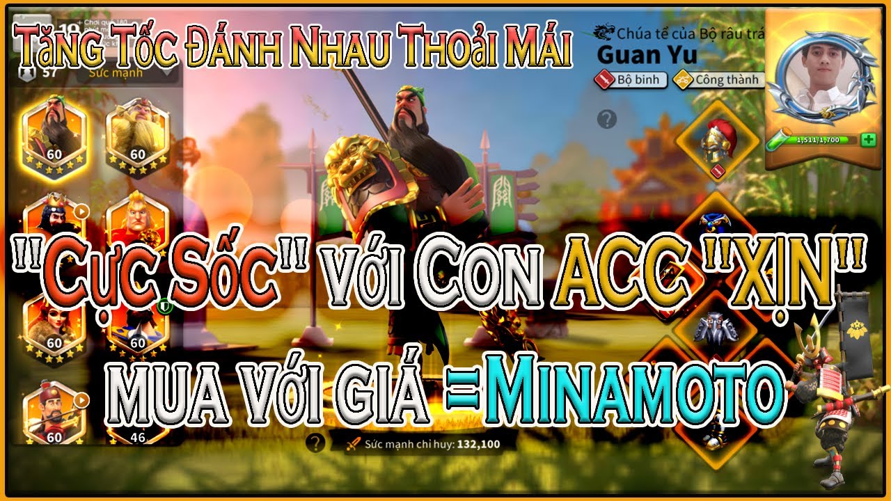 "CỰC SỐC" với Con Acc VIP 16 được Mua Với Giá Chỉ bằng 1 con Minamoto ...