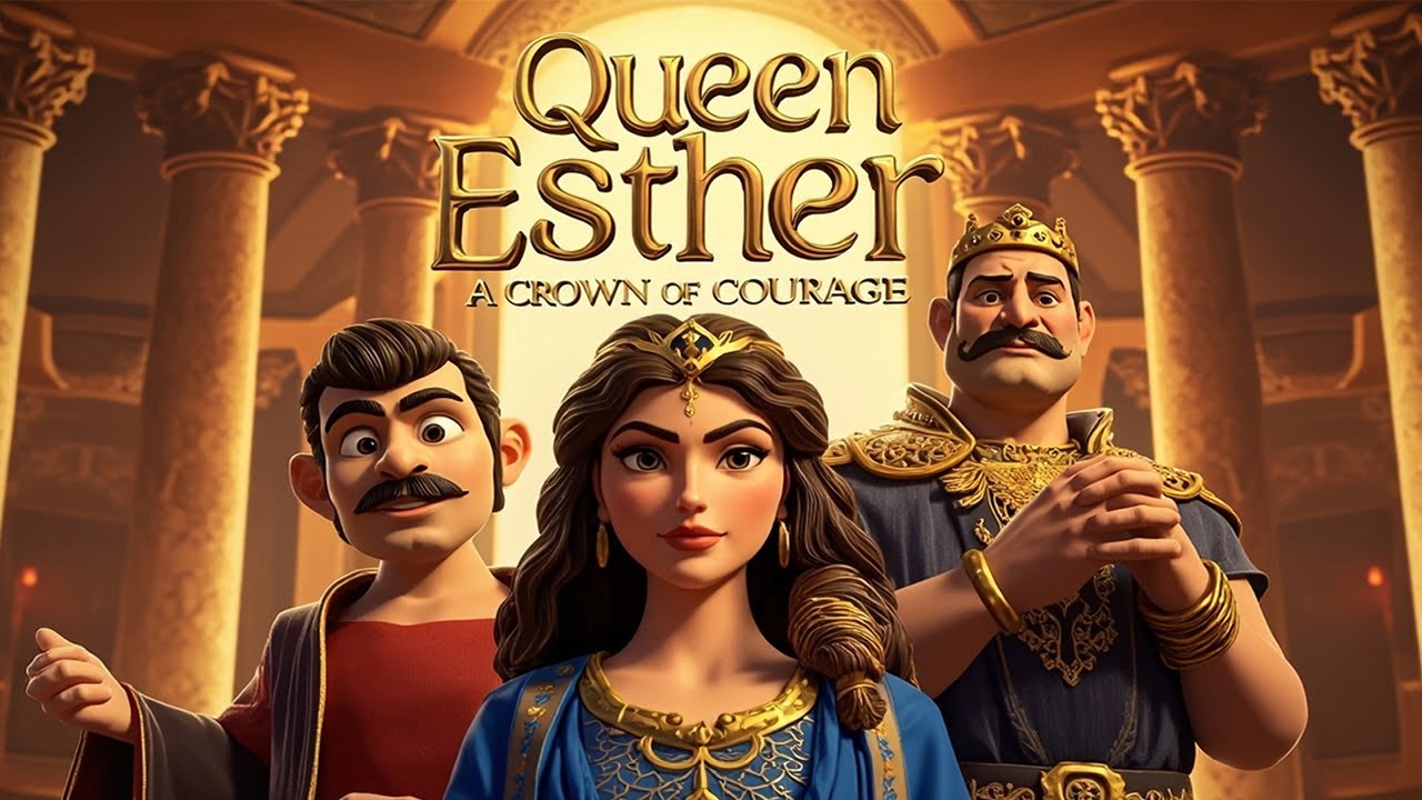 A Bible Story of True Character: Queen Esther a Crown of Courage that ...