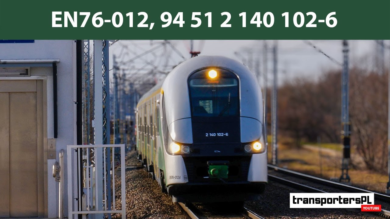 Train EN76-012, 94 51 2 140 102-6, Koleje Mazowieckie - 4K - YouTube