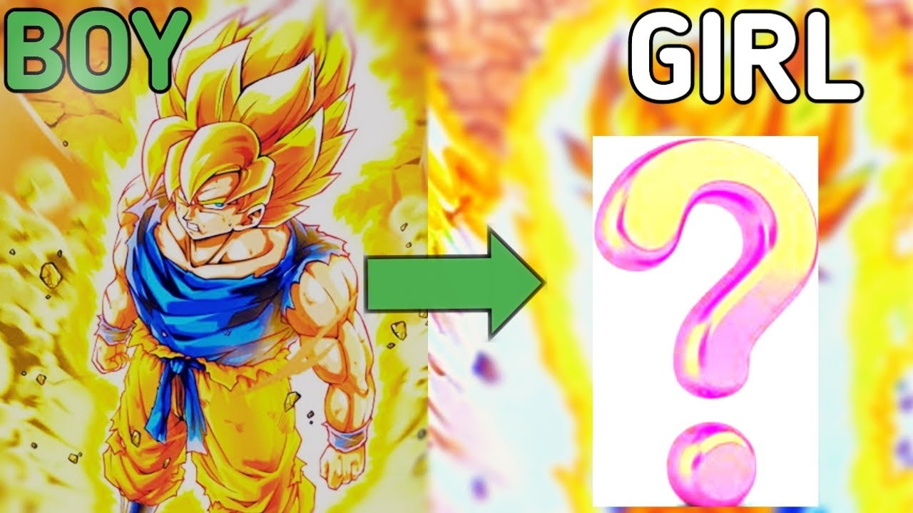 Drawing Goku as a Girl | Gender Swap | Youngster's Boon #dragonballz # ...