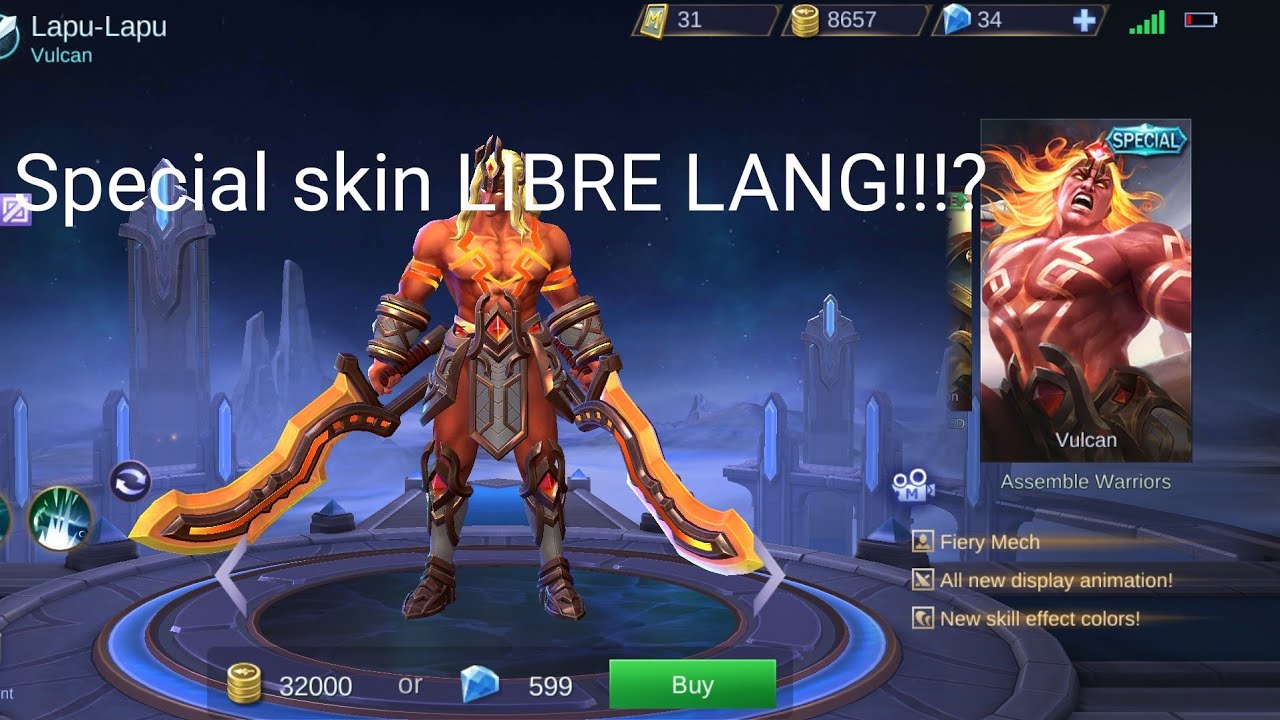 Free skin on mobile legends (libreng skin) - YouTube