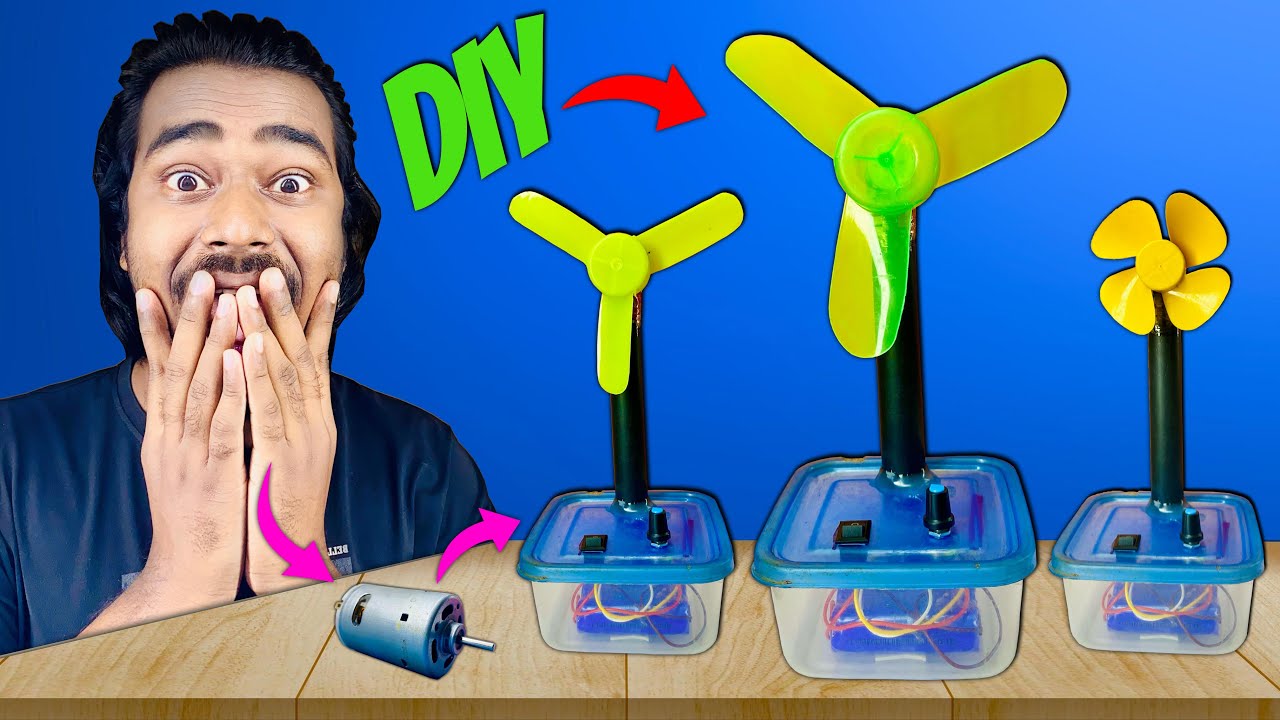 DIY DC Motor Fan for Cooling | MI BIGGANI - YouTube