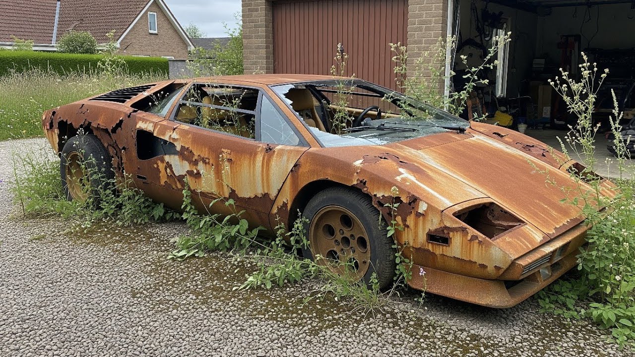 Asmr Car Restoration! Saving a 1974 Lamborghini Countach | Complete ...