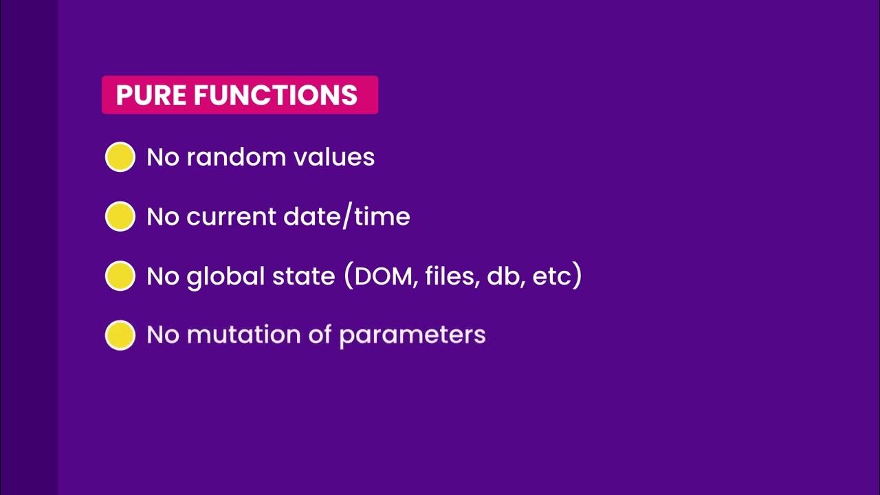Redux | #12 - Pure Functions [By Mosh Hamedani] - YouTube