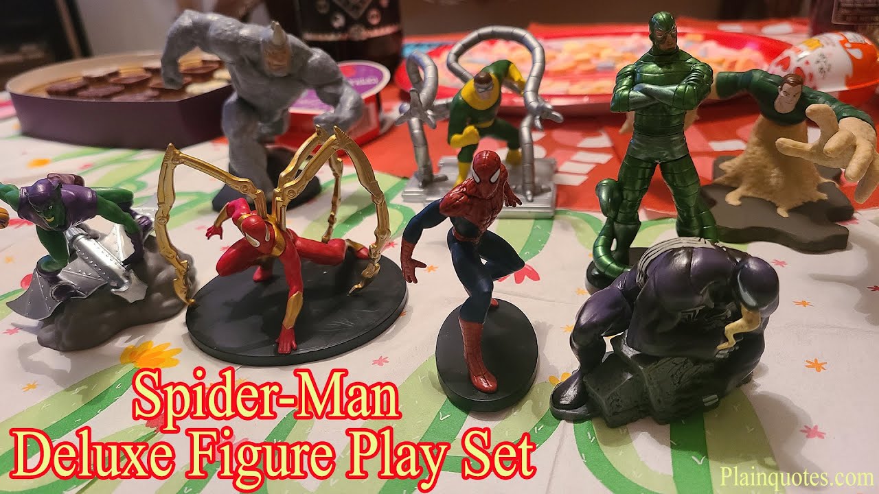 Spider-Man Deluxe Figure Play Set - YouTube