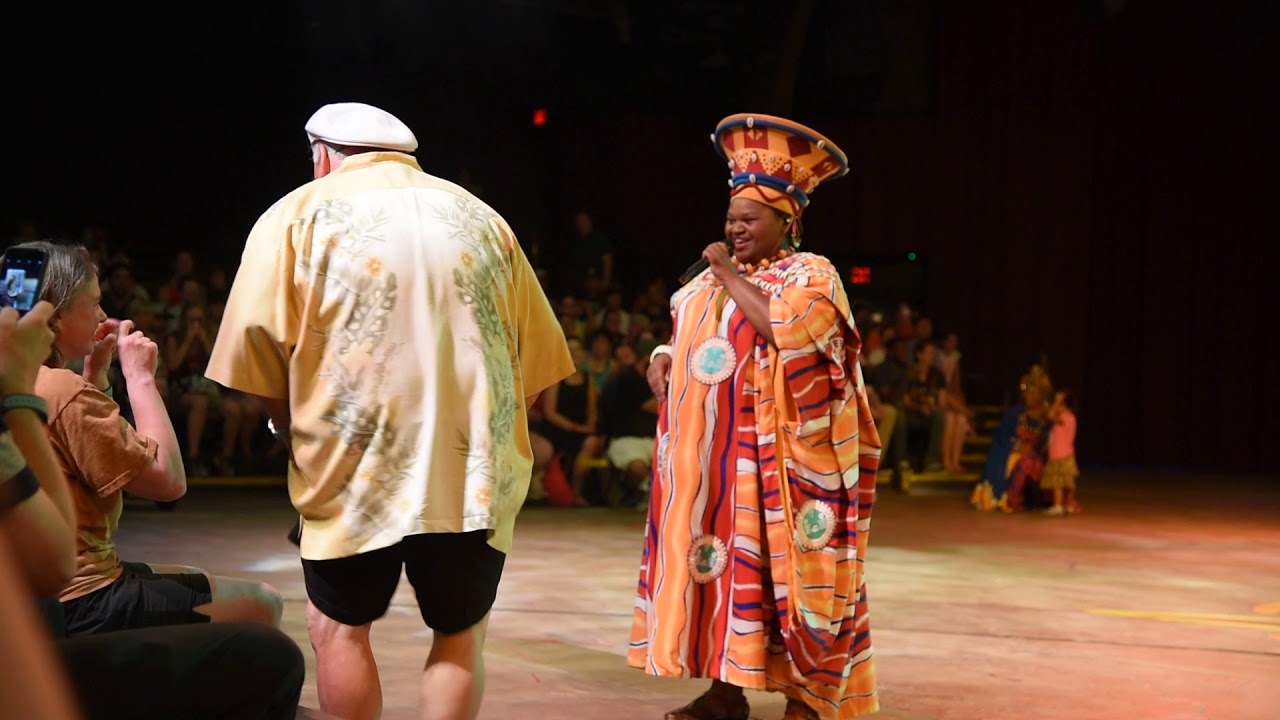 Ernie Sabella the Voice of Pumbaa appearance in Festival of the Lion ...