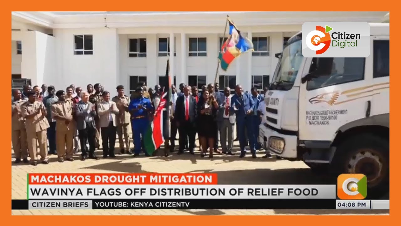 Wavinya Ndeti flags off distribution of relief food in Machakos - YouTube