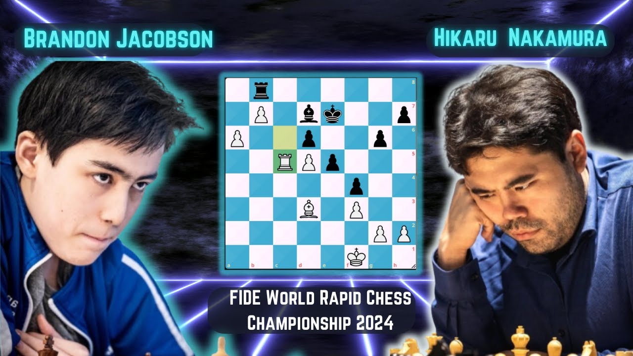 A4 Opening! Brandon Jacobson Defeats Hikaru Nakamura in Style!🔥 #chess ...