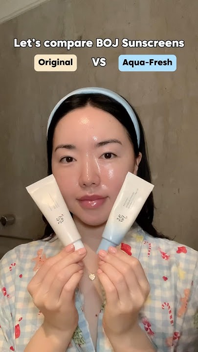 Lest’s compare BOJ sunscreens #sunscreen#koreansunscreen#boj#aquafresh#reliefsun#조선미녀#썬크림 ...