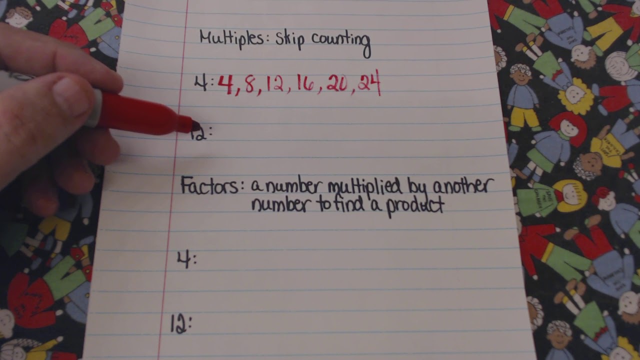 4th Grade | Go Math | 5.4 Factors & Multiples - YouTube