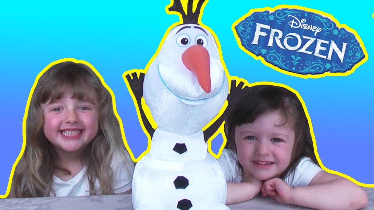 Kids Play with Super Fun DIsney Frozen Olaf Toy - YouTube