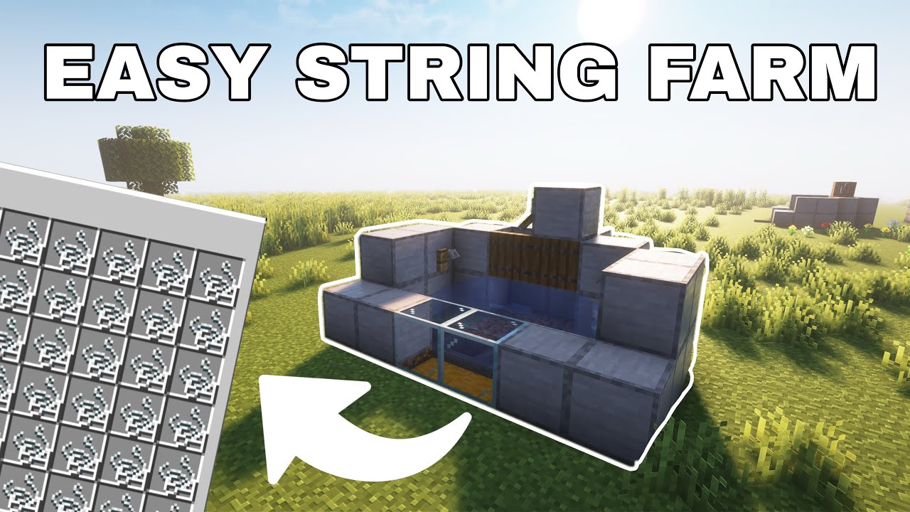 Easy string farm in Minecraft 1.21+ (easy) - YouTube