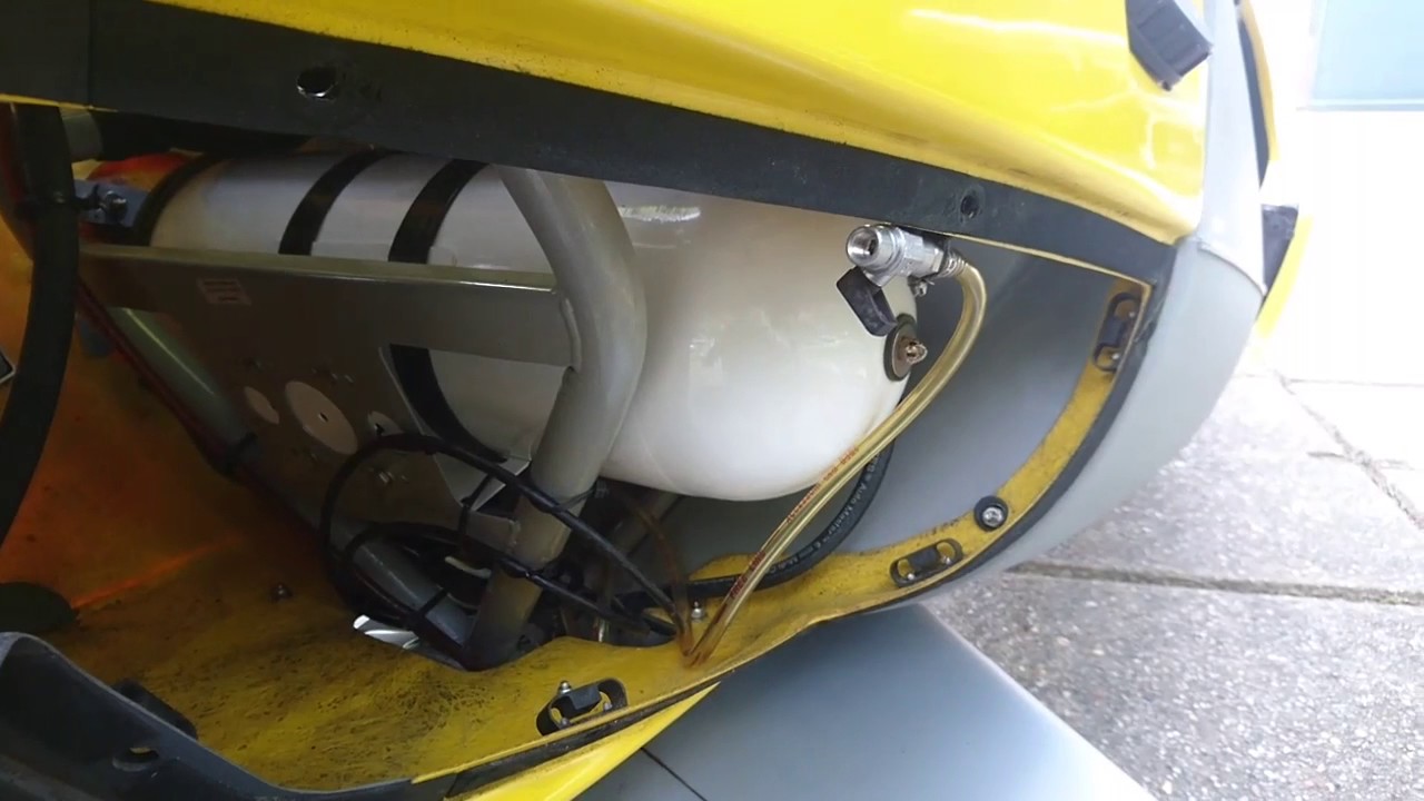 BRS rescue system Air Creation Tanarg trike - YouTube