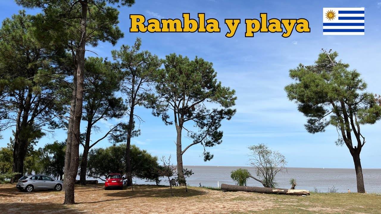 [4K] 🇺🇾 Colonia del Sacramento, Uruguay | Playas de río y rambla🌊🛣🌴 ...