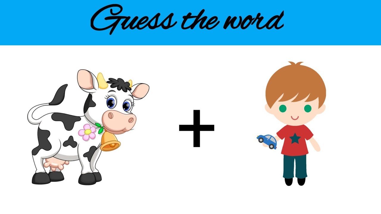 Guess the word | Compound words. #learninggamesforkids #riddle - YouTube