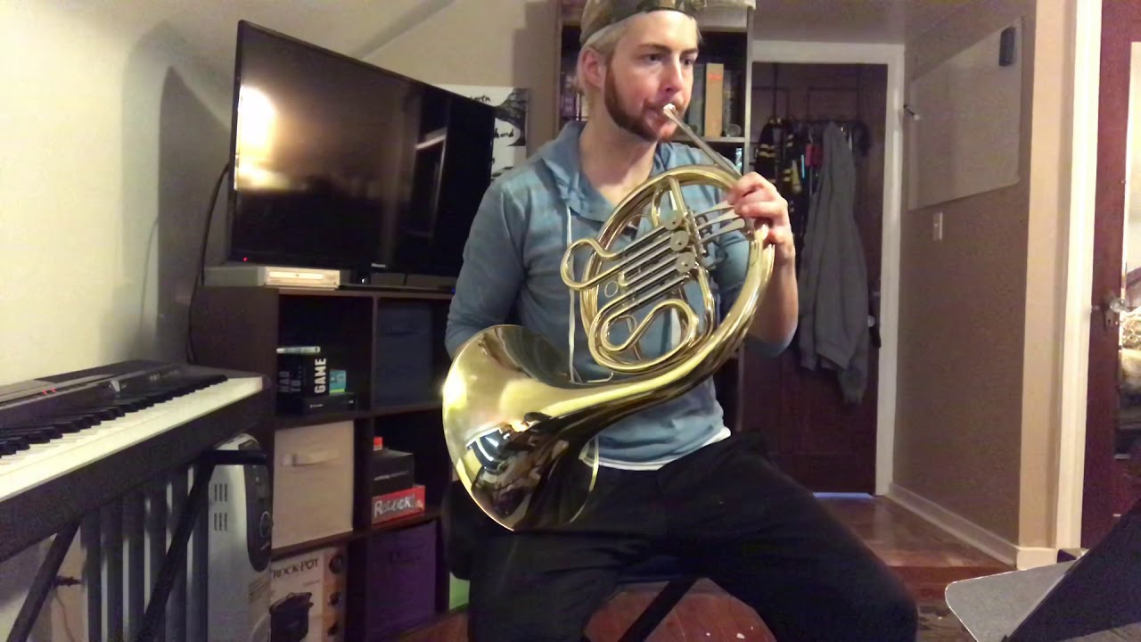 Test 5 Bb scale French Horn - YouTube