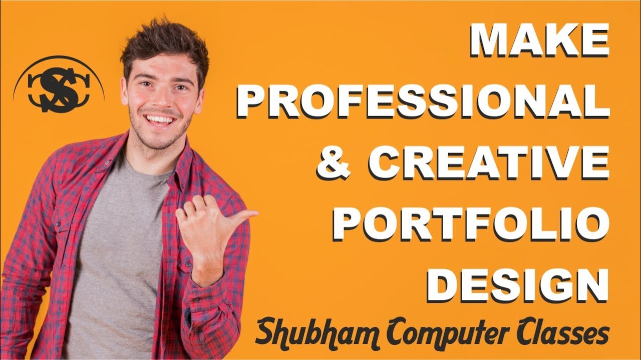 Creative portfolio design I पोर्टफोलियो बनाएं I shubham computer ...
