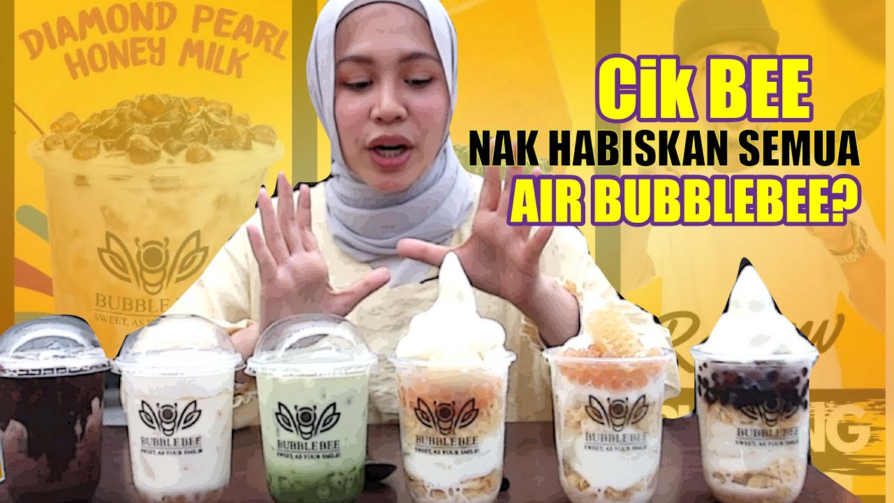 Siapa Cik Bee?? Beearbtoi Cik Bee nak abiskan semua air BubbleBee ...