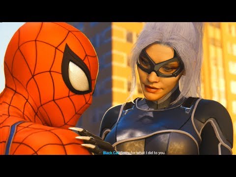 BLACK CAT is ALIVE - She SAVES Silver Sable & Spider-man - Spider-Man PS4 Silver Lining DLC
