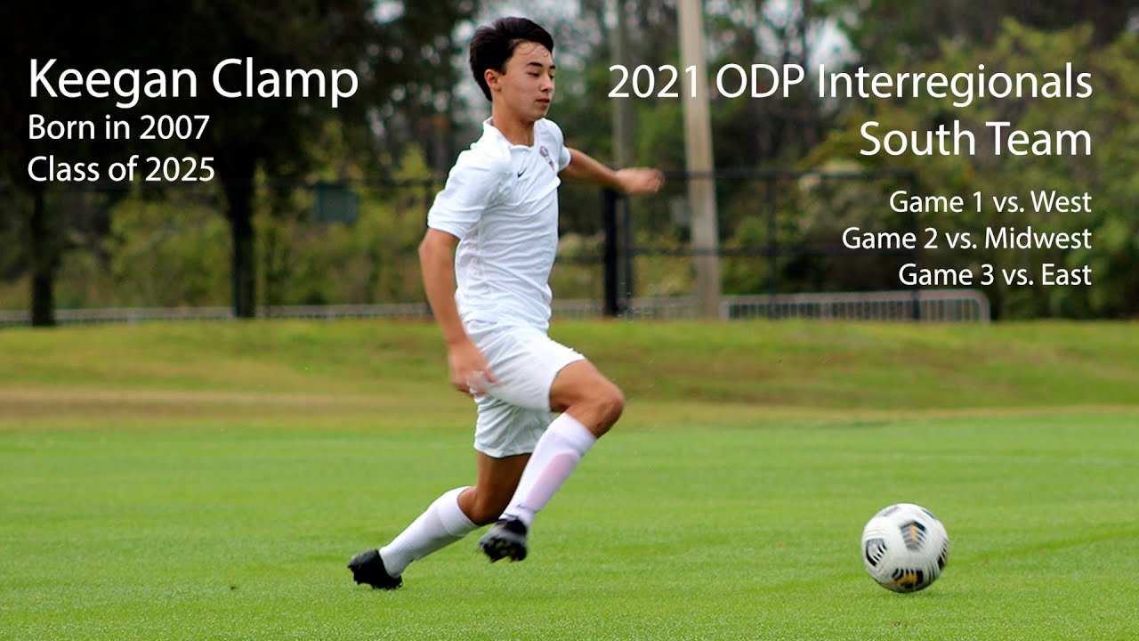 #54 - Keegan Clamp - ODP Interregionals - South Team - November 2021 ...