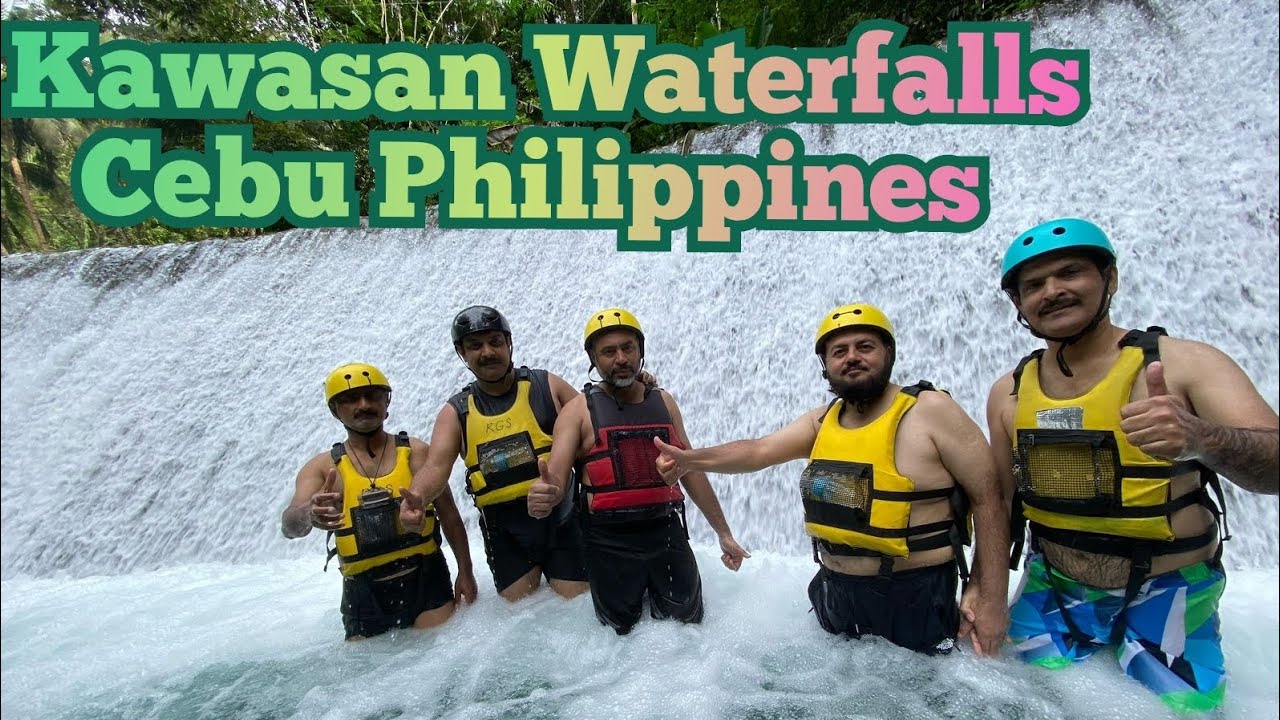 Kawasan Waterfalls Cebu adventurous tour with jump, swim, slide, hike ...