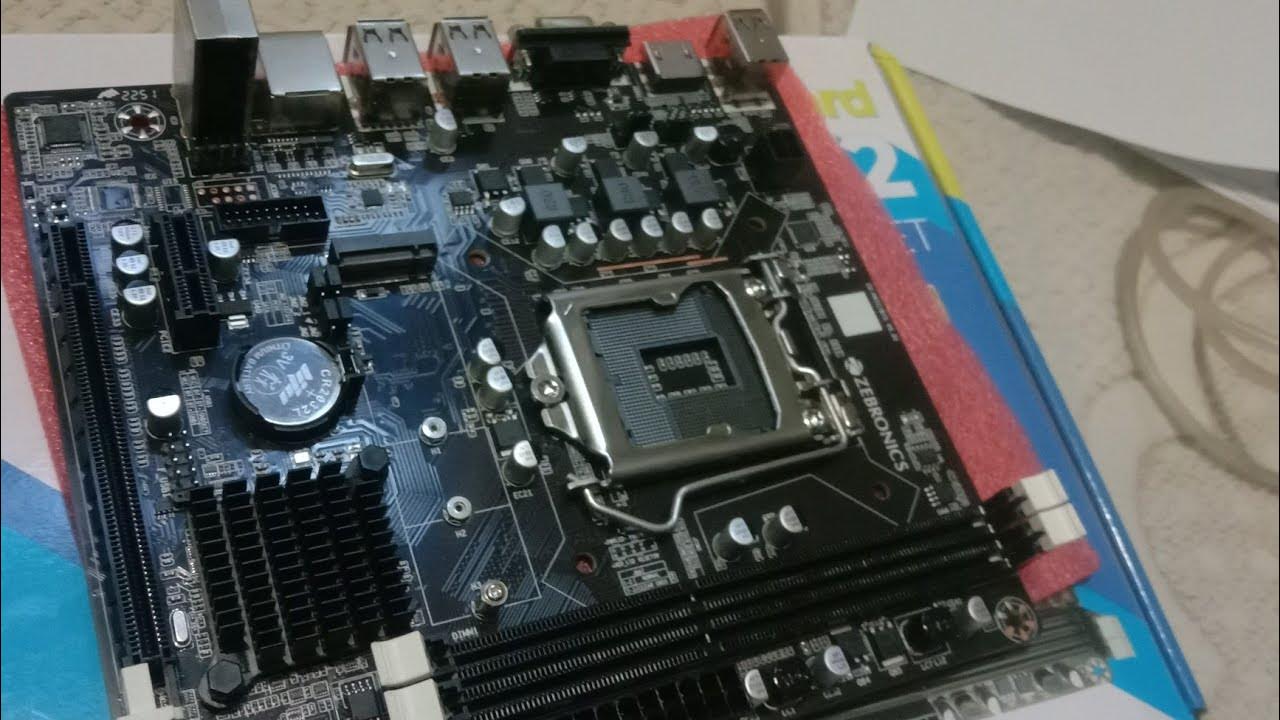 Zebronics h61 m2 motherbord unboxing - YouTube