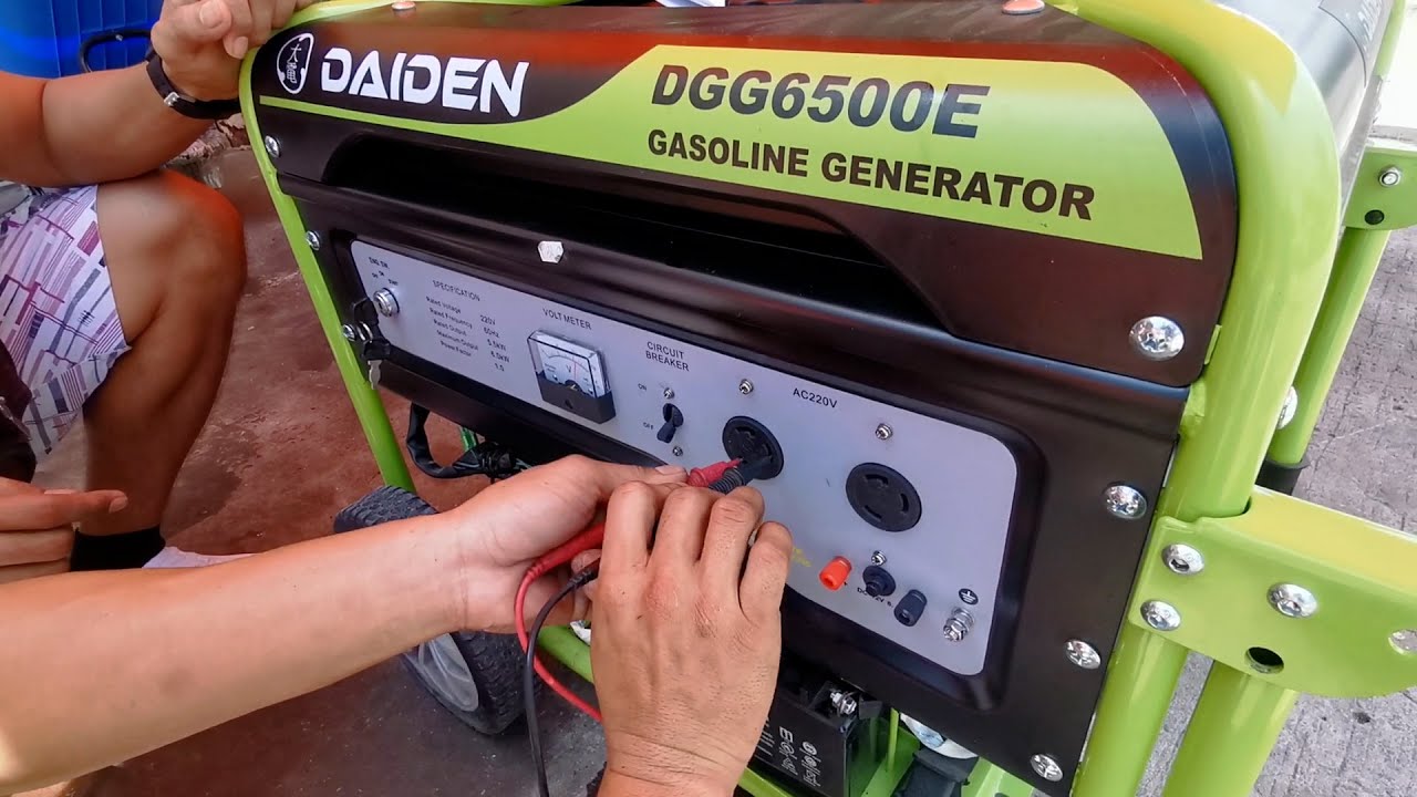 NEW DAIDEN DGG6500E Gasoline Generator | How To Use & Reviews For This ...
