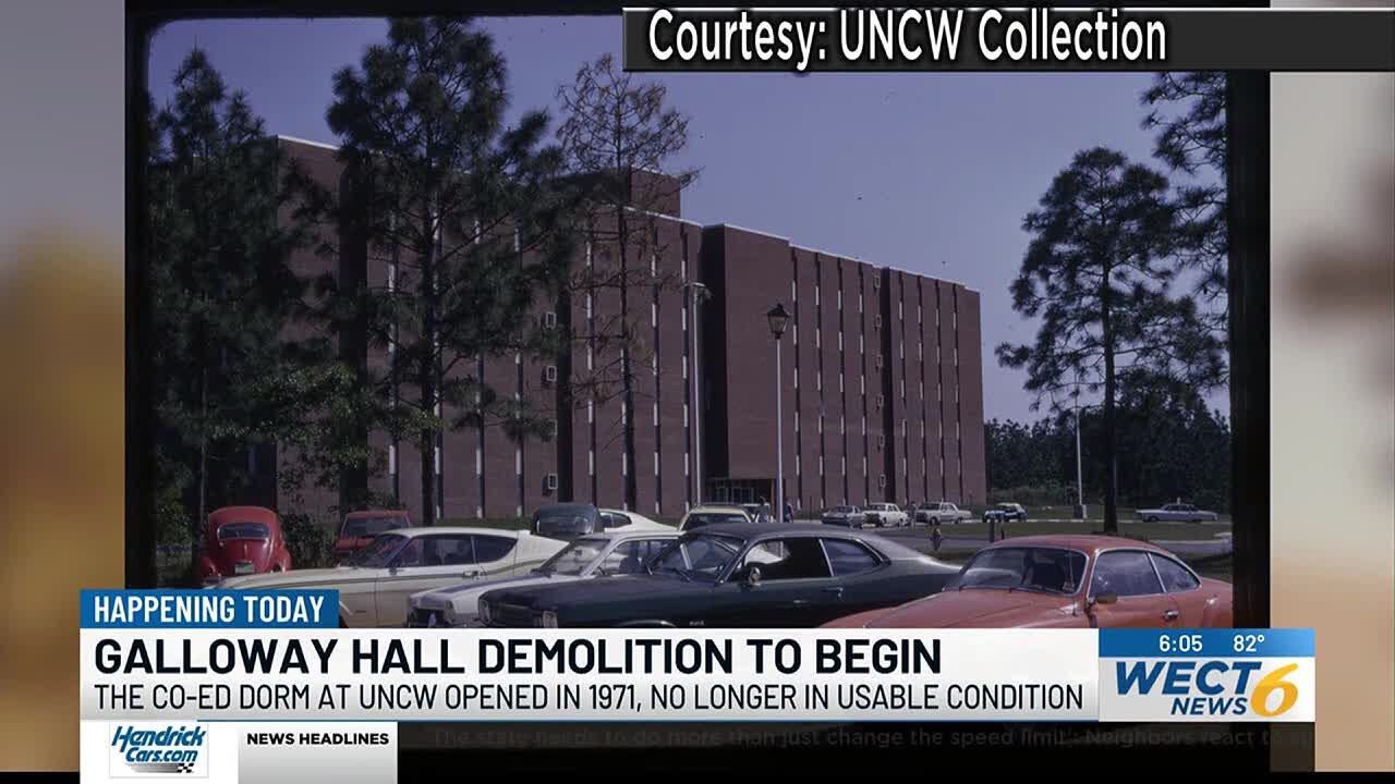 ‘It was the perfect dorm’ : UNCW alumni speak on demolition of Galloway ...