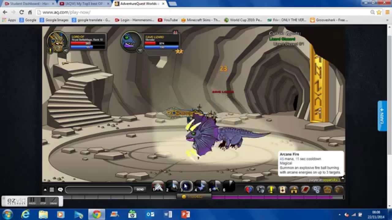 AQW How to do the quest Lizard Gizzard - YouTube