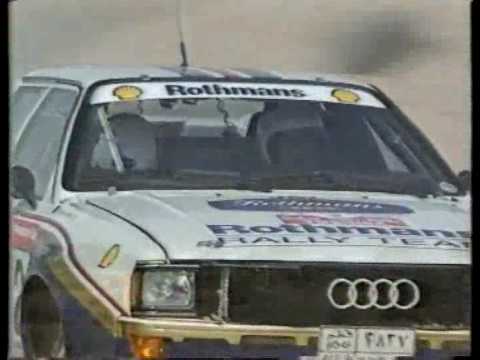 Saeed Al Hajri Dubai Rally Audi Quattro Rothmansاستعراض سعيد الهاجري ...