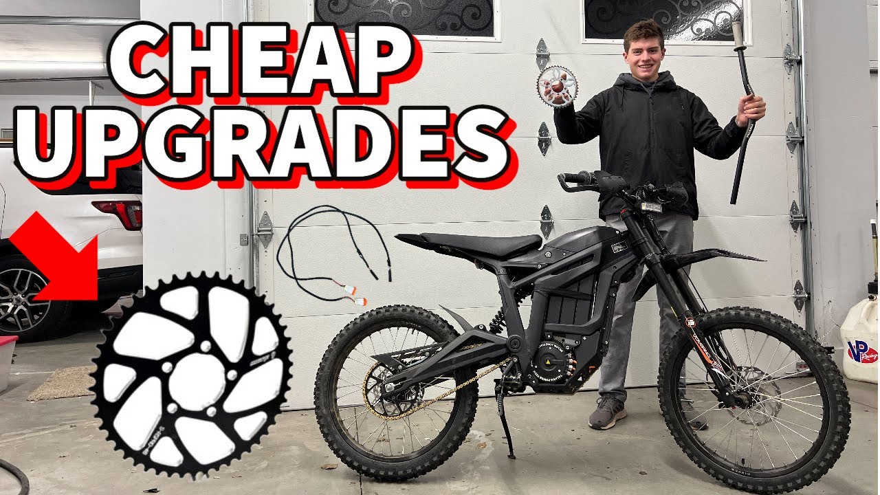 Talaria Sting Cheap First Upgrades - YouTube