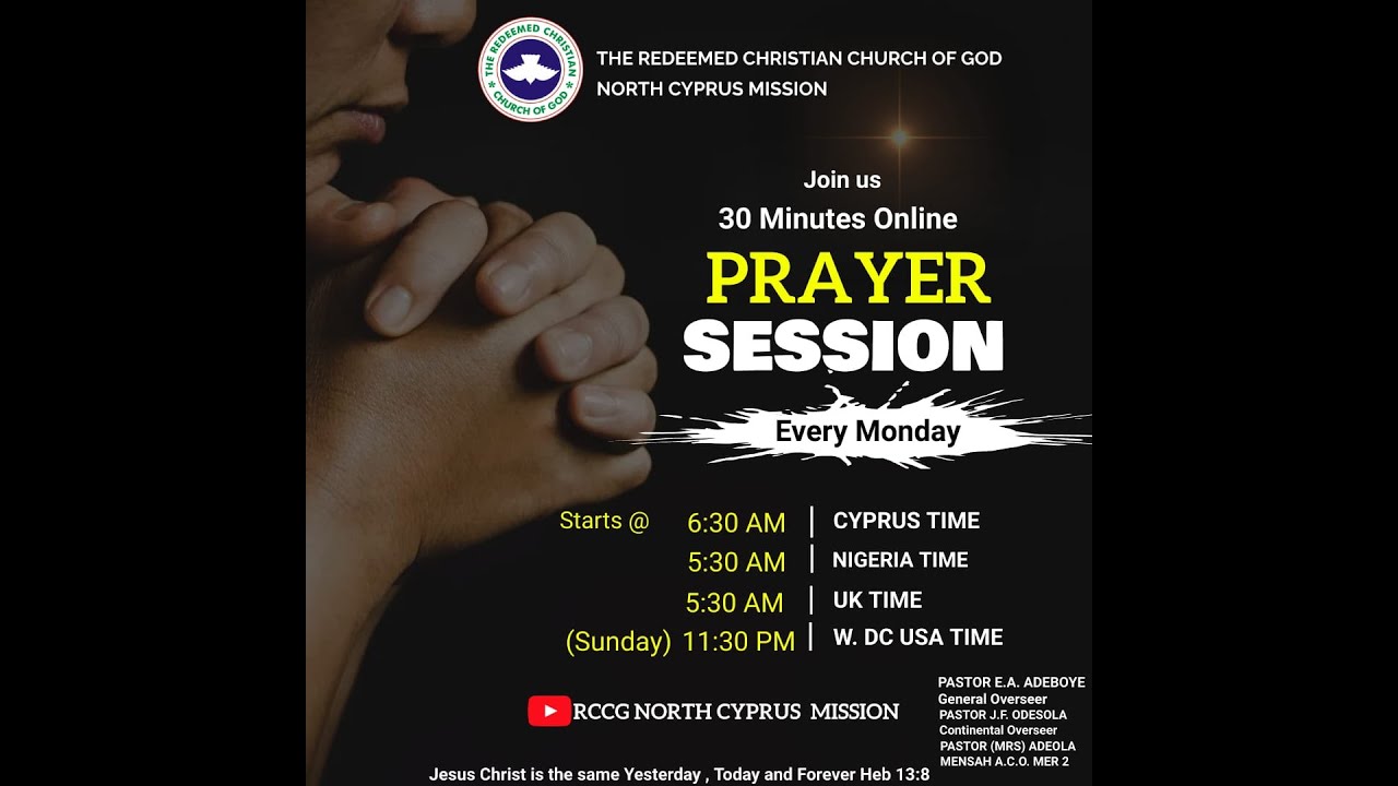 Online prayer session - YouTube